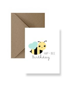 Hap-bee Birthday Card – Princess and the Pea Boutique