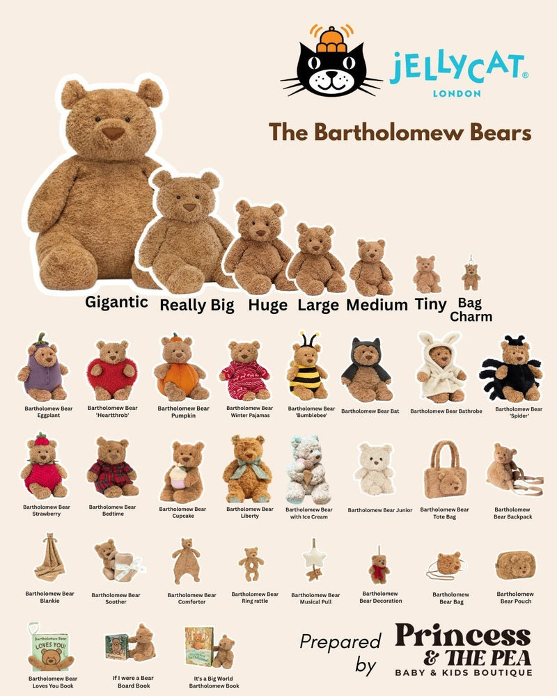 The Ultimate Guide to Jellycat Bartholomew Bears – Princess and the Pea ...